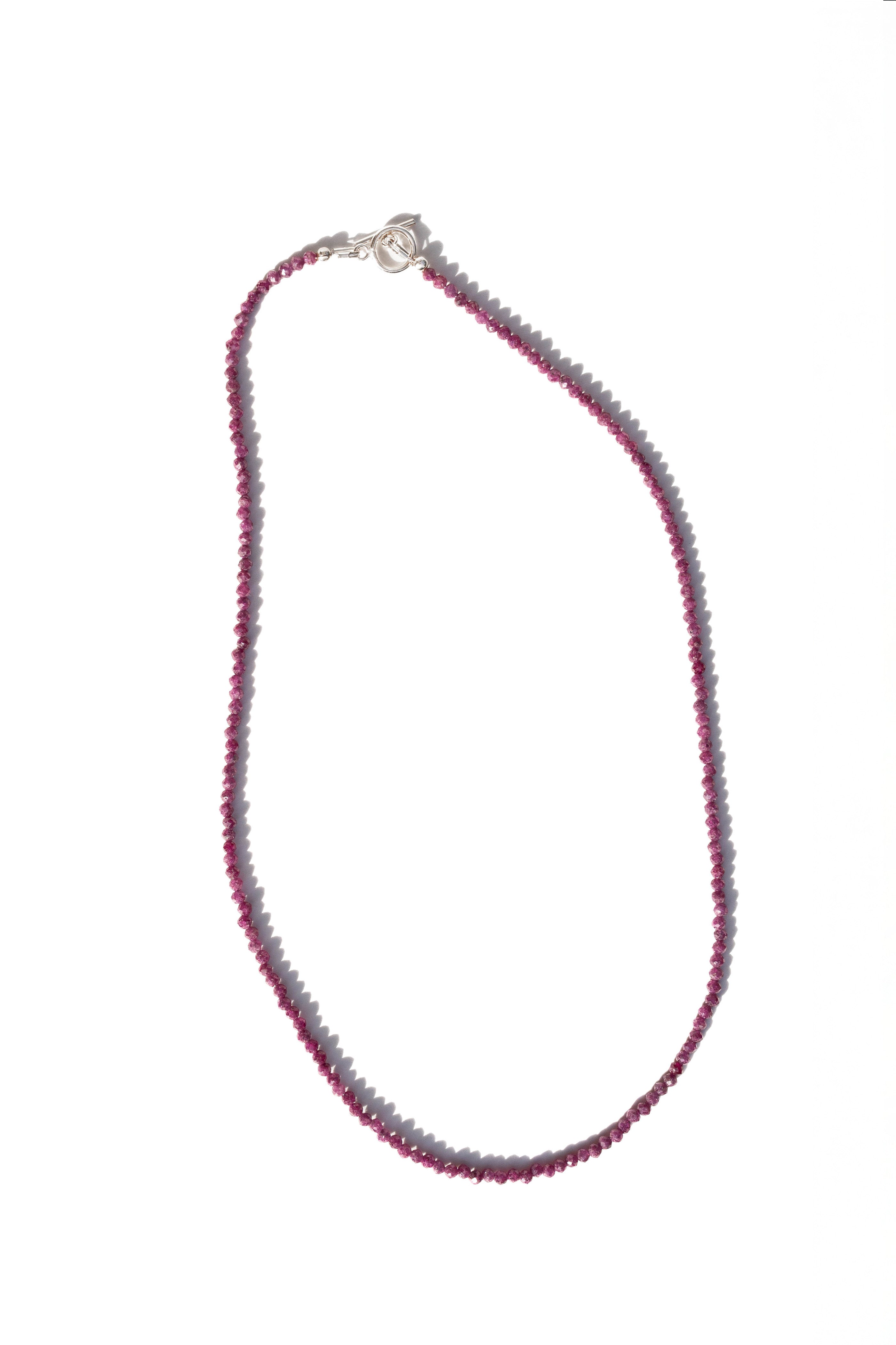 GEMA RUBY necklace – Moneh Brisel